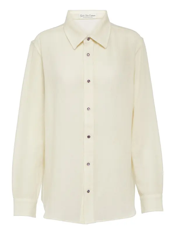GOD'S TRUE CASHMERE Cashmere Shirt - White