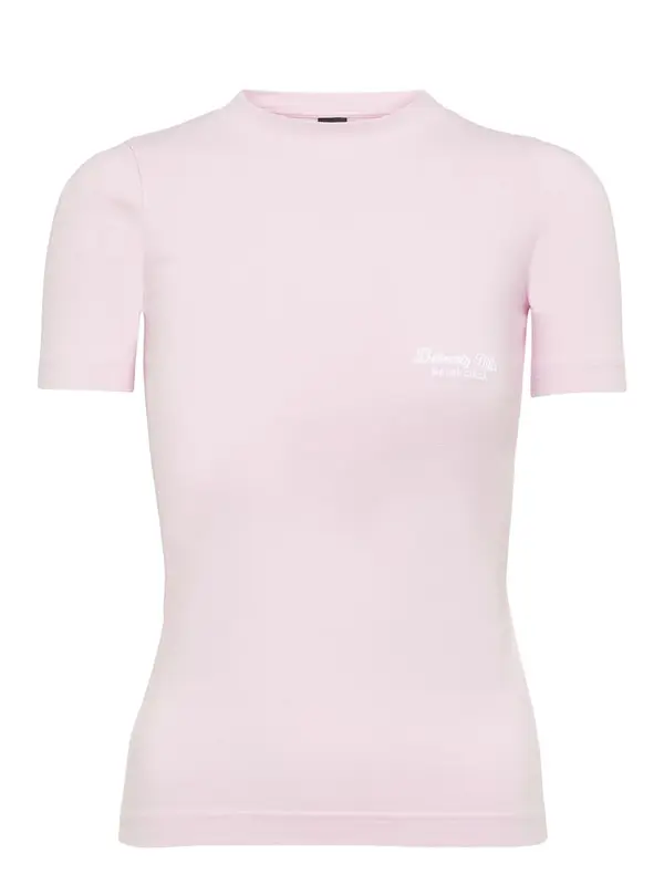 Balenciaga Printed T-shirt - Pink