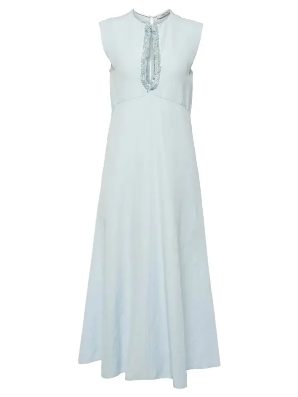 Dorothee Schumacher Embellished Midi Dress - Blue
