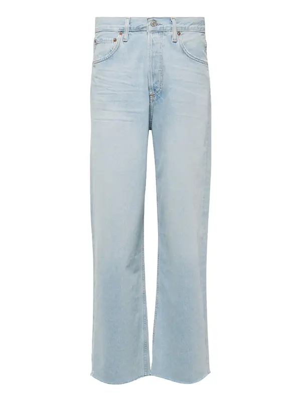 AGOLDE Ren High-rise Wide-leg Jeans - Blue