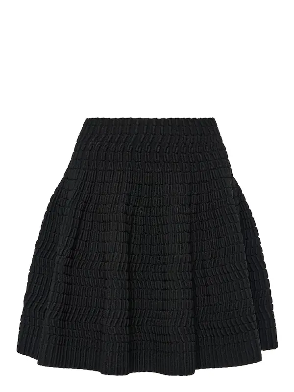 Alaïa High-rise Mini Skirt - Black