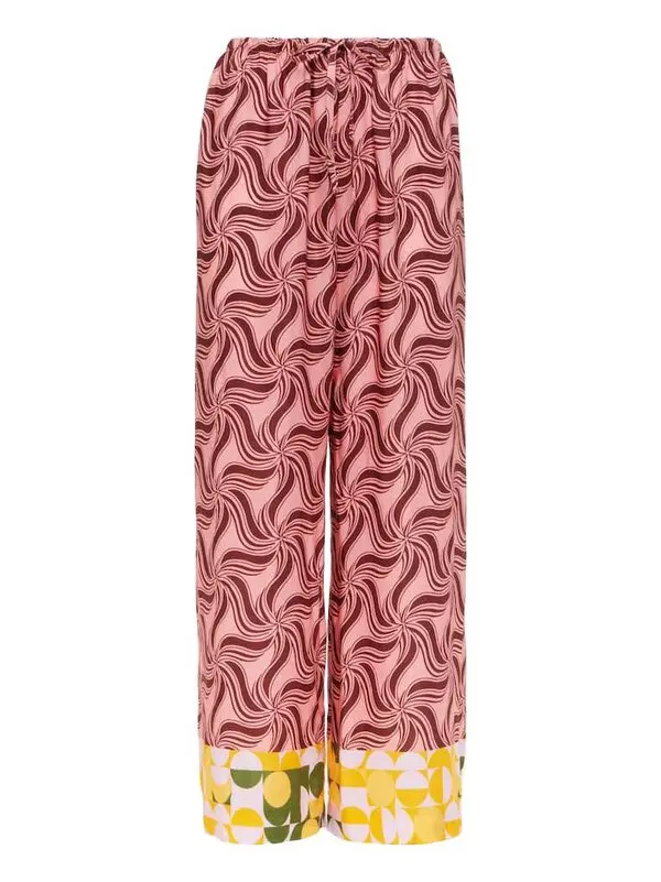 Dries Van Noten Printed Wide-leg Pants - Multicoloured