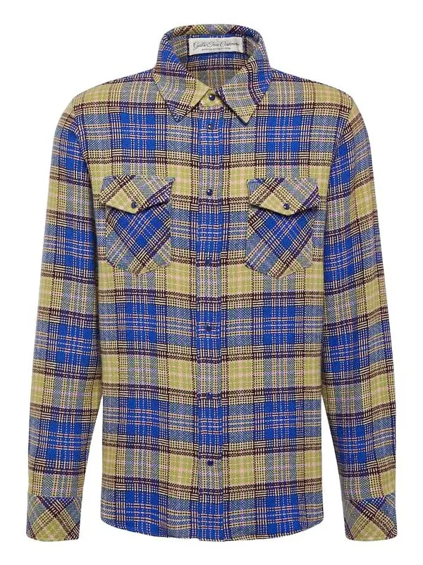 GOD'S TRUE CASHMERE Tartan Cashmere Shirt - Multicoloured