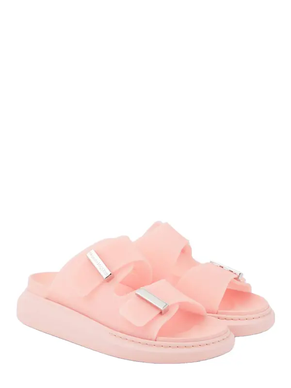 Alexander McQueen Logo Platform Sandals - Pink