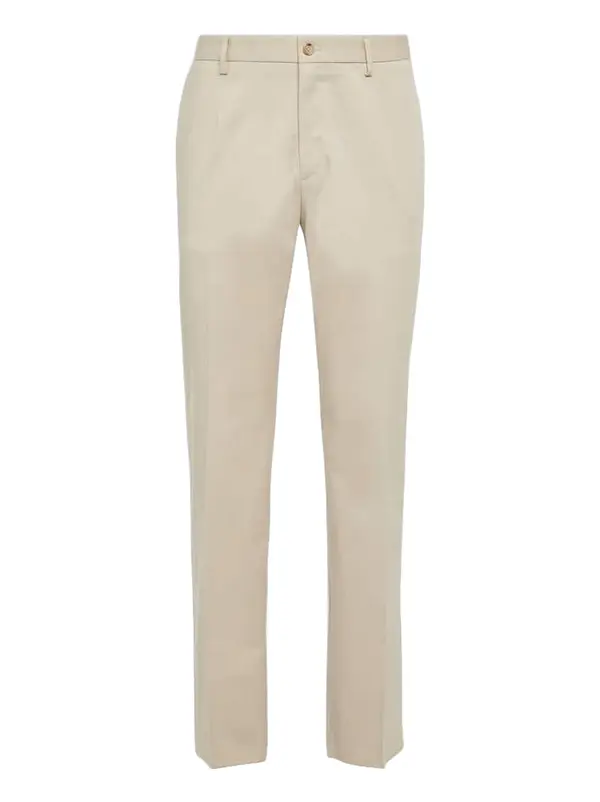 Dolce & Gabbana Cotton-blend Chinos - Beige