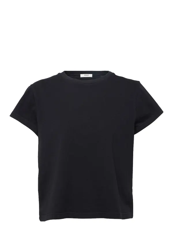AGOLDE Adine Cropped T-shirt - Black