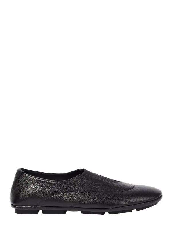 Dolce & Gabbana Leather Flats - Black