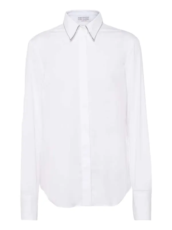 Brunello Cucinelli Cotton Shirt - White