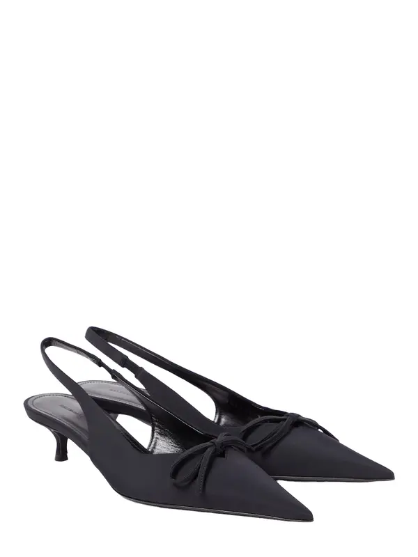 Balenciaga Knife Slingback Pumps - Black