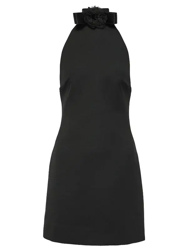 Dolce & Gabbana Halterneck Mini Dress - Black