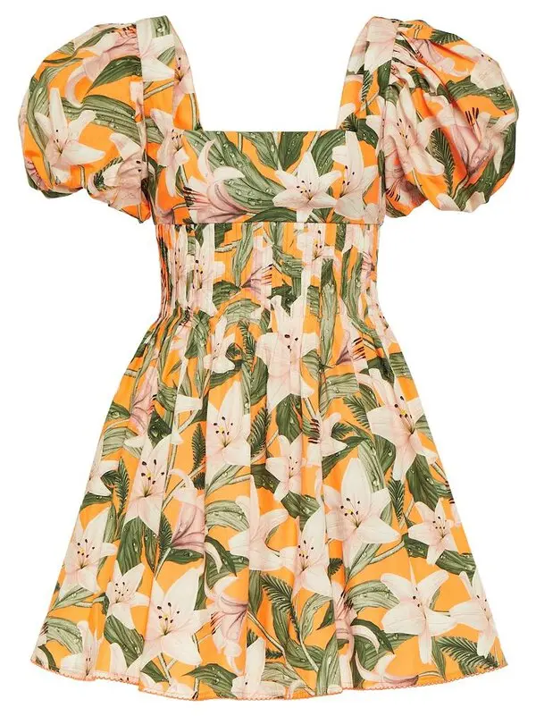 Agua Bendita Caramelo Lirio Mini Dress - Multicoloured
