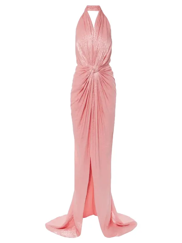 Costarellos Joa Draped Gown - Pink