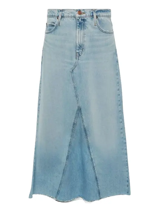 FRAME Dorothy Denim Maxi Skirt - Blue