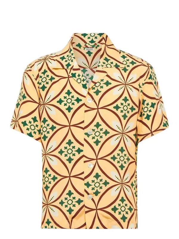 BODE Greer Printed Bowling Shirt - Multicoloured