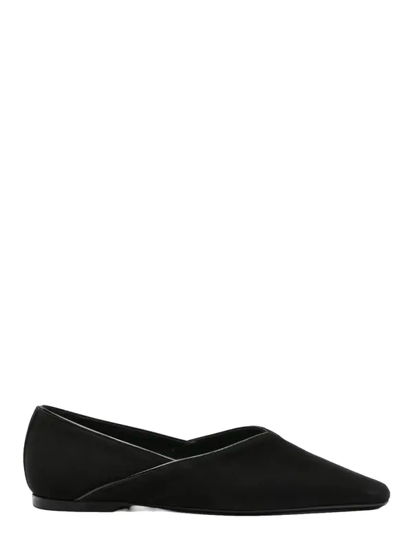 TOTEME Everyday Suede Loafers - Black