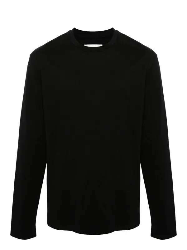 JIL SANDER Logo-print Cotton T-shirt - Black