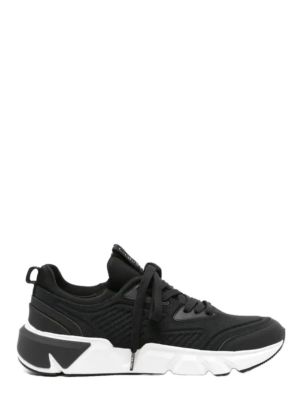 Calvin Klein Ribbed Knit Sneakers - Black