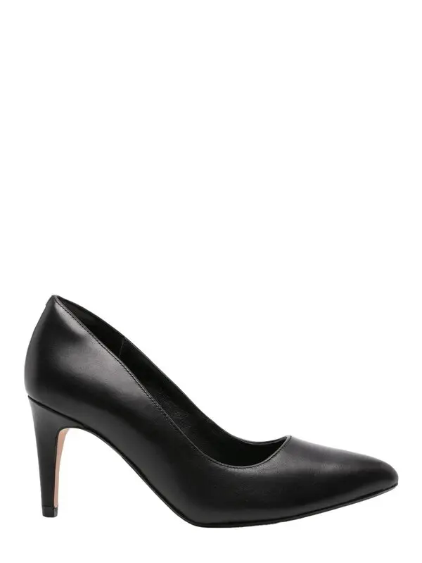 Clarks Laina Rae 75mm Leather Pumps - Black
