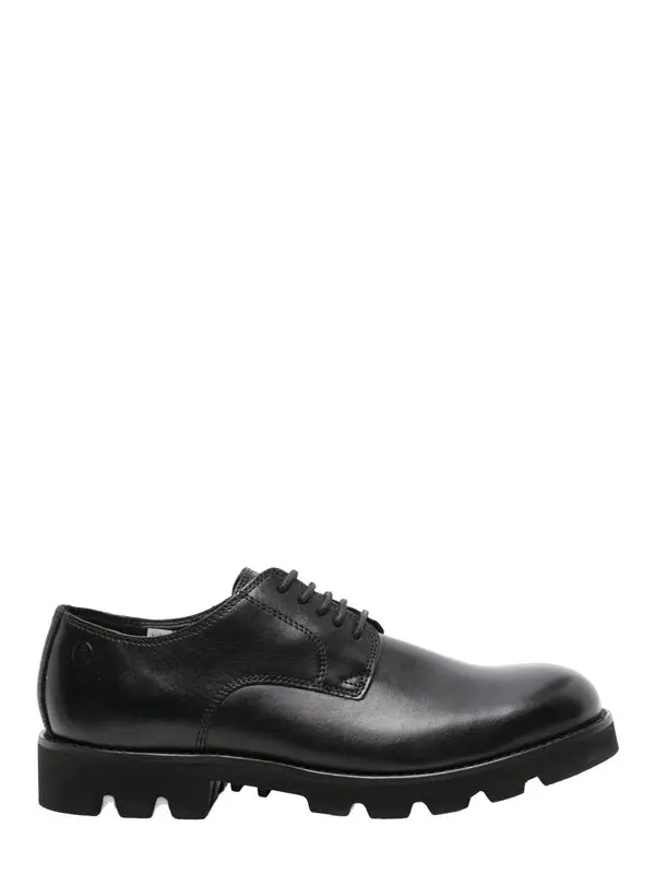 Clarks Badell Walk Derby Shoes - Black
