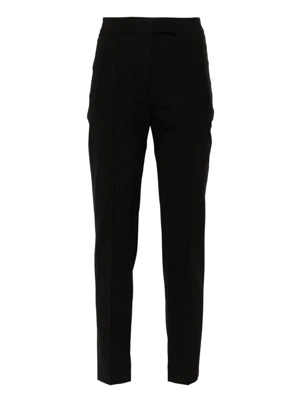 PT TORINO Frida Cropped Trousers - Black
