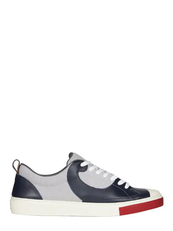 Etro Leather Low-top Sneakers - Grey