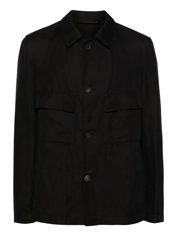 FORME D'EXPRESSION Postman Gabardine Jacket - Black
