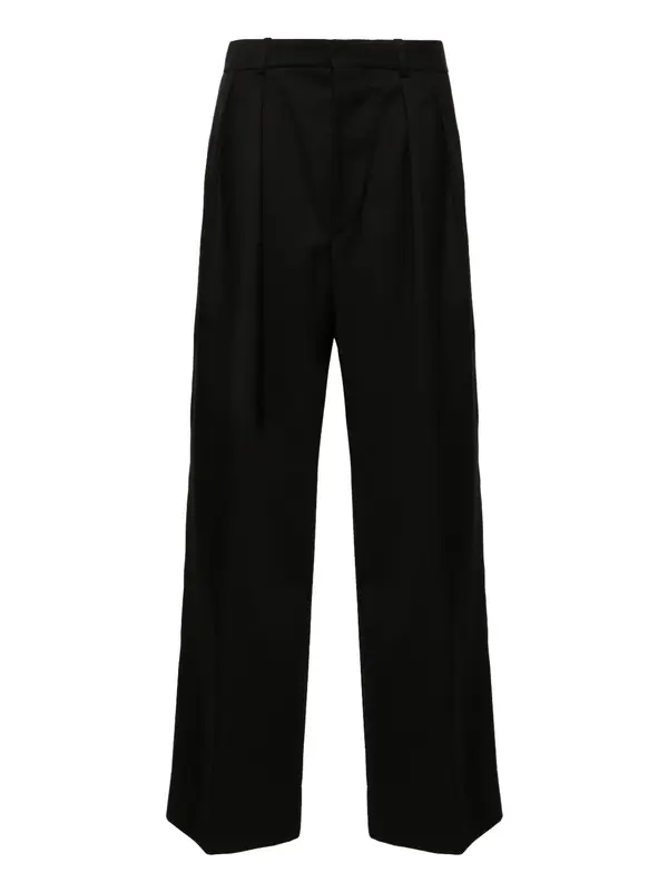 Wardrobe.NYC Low-waisted Trousers - Black