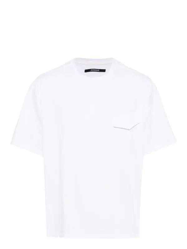 SONGZIO Logo-print Cotton T-shirt - White