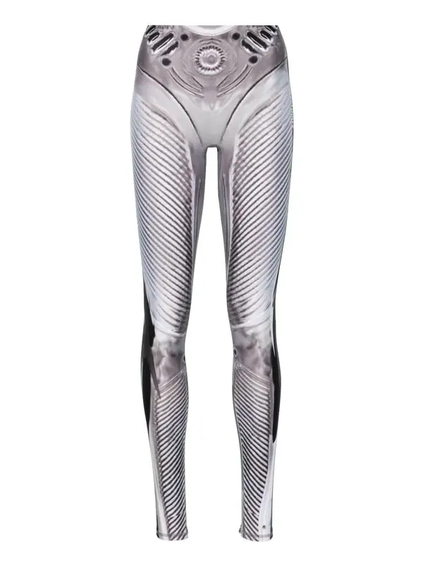 Ottolinger X Puma Abstract-print Leggings - Neutrals