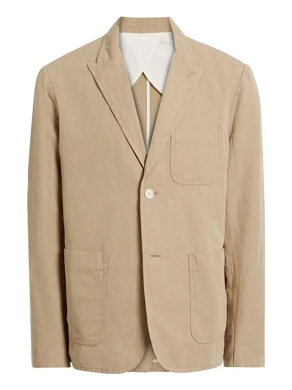 ALEX MILL Mercer Cotton And Linenblend Blazer - Sand