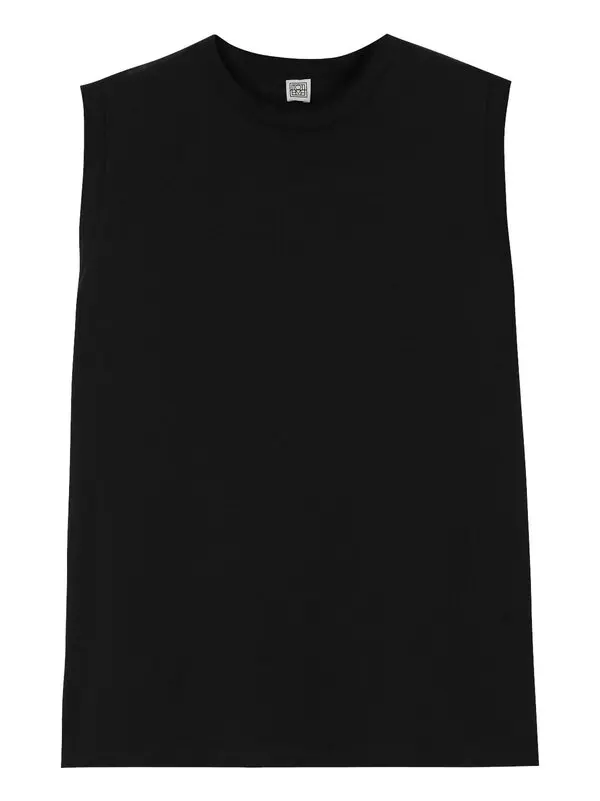 TOTEME Organic Cotton-jersey T-shirt - Black