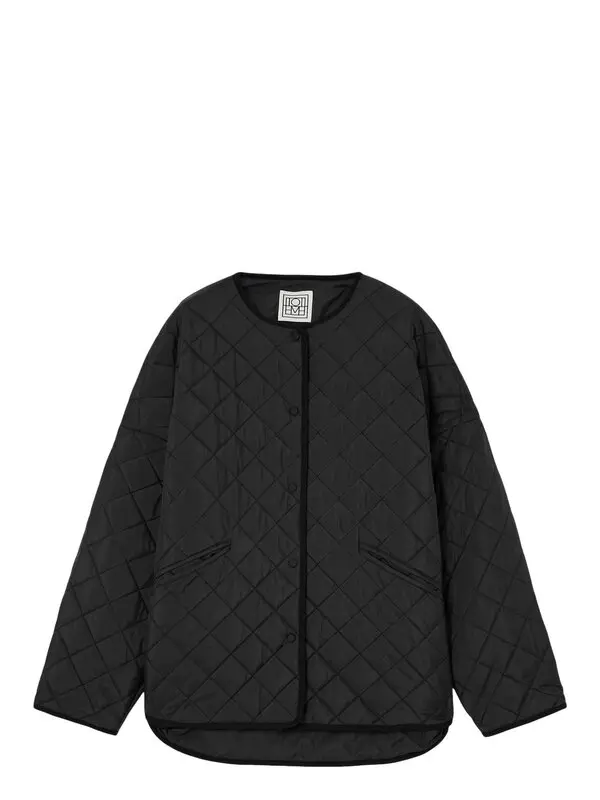 TOTÊME Quilted Recycled-shell Jacket - Black