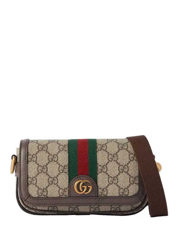 Gucci Ophidia Mini Shoulder Bag - Neutrals