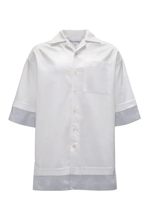JW Anderson Layered Cotton Shirt - White