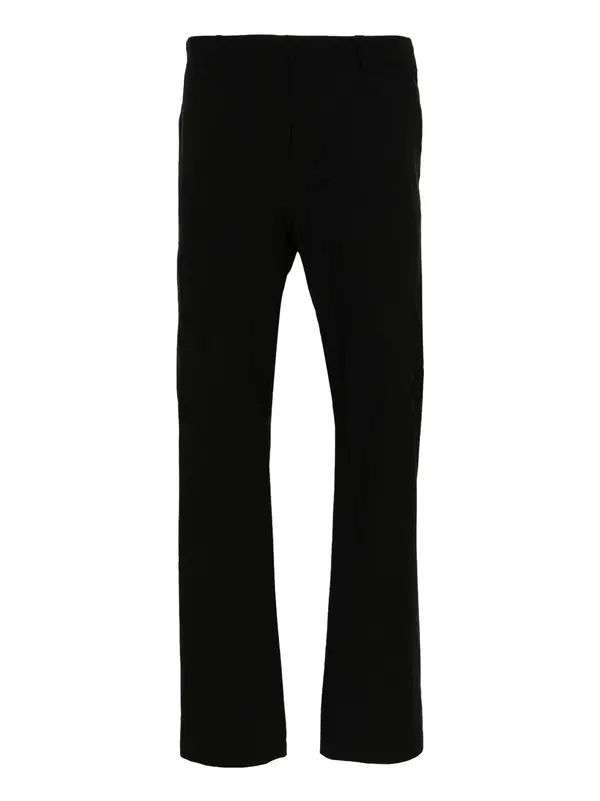 POST ARCHIVE FACTION Tonal Stitching Straight-leg Trousers - Black