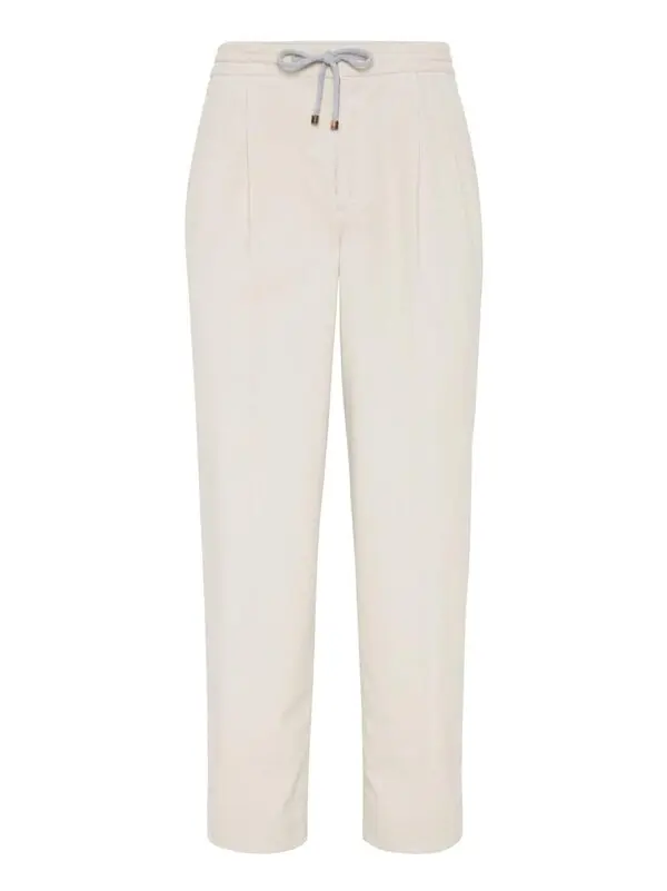 Brunello Cucinelli Pleat-detailing Trousers - Neutrals