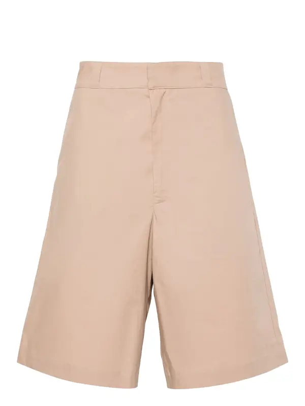 MODES GARMENTS Poplin Bermuda Shorts - Neutrals