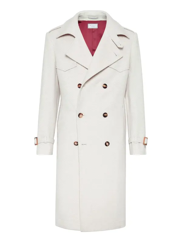 Brunello Cucinelli Long Double-breasted Coat - Neutrals