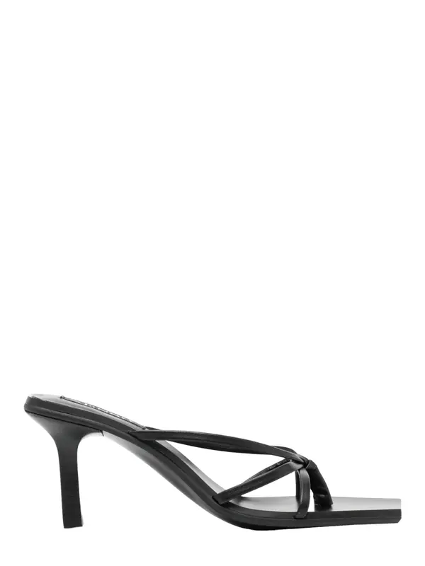 Senso Maria 70mm Leather Sandals - Black