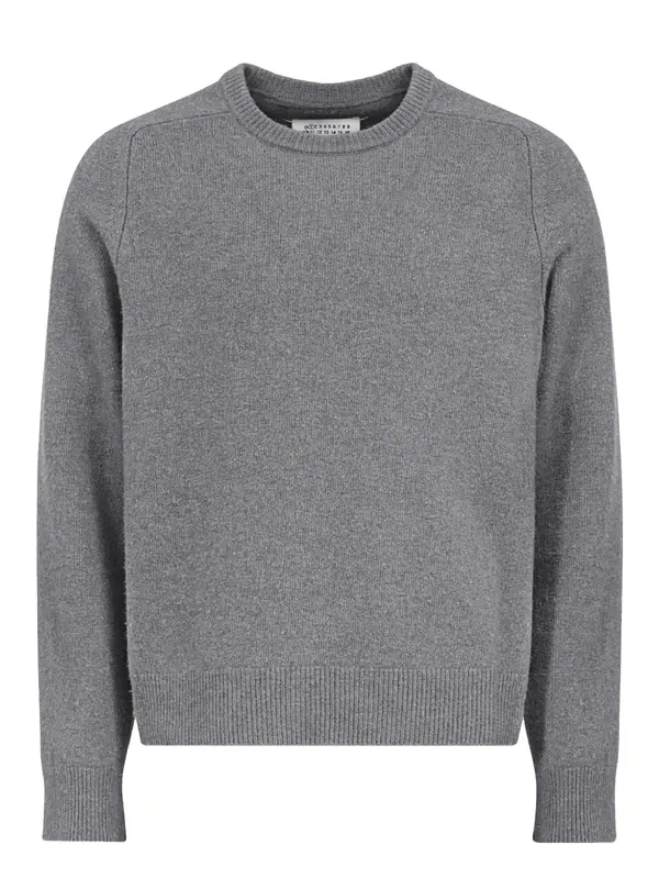 MAISON MARGIELA Crew-neck Wool Sweater - Grey