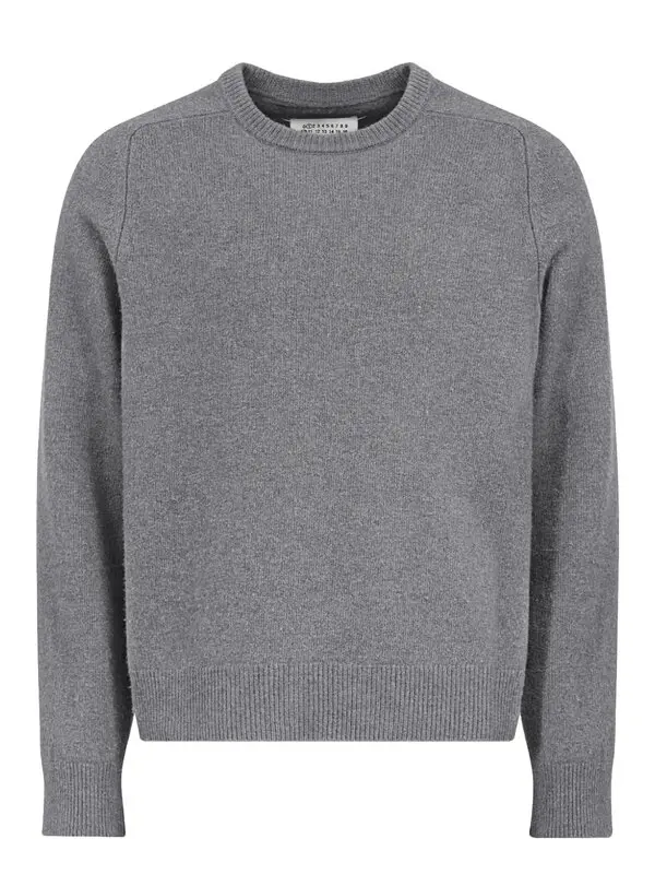 MAISON MARGIELA Crew-neck Wool Sweater - Grey