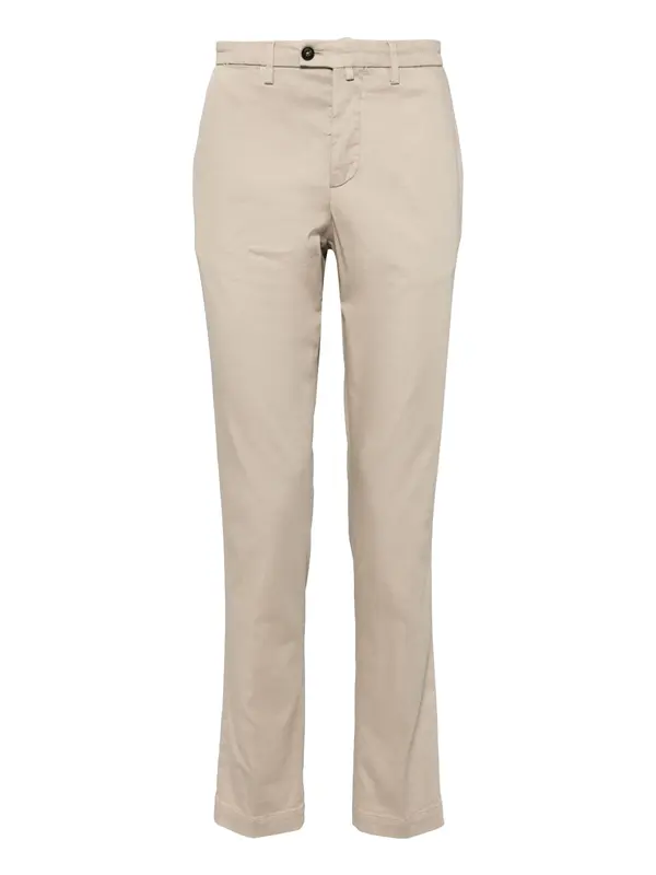 Corneliani Straight-leg Chino Trousers - Neutrals
