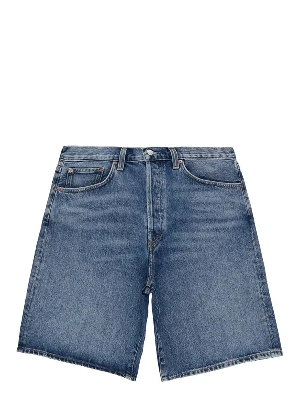 AGOLDE Wide-leg Denim Shorts - Blue