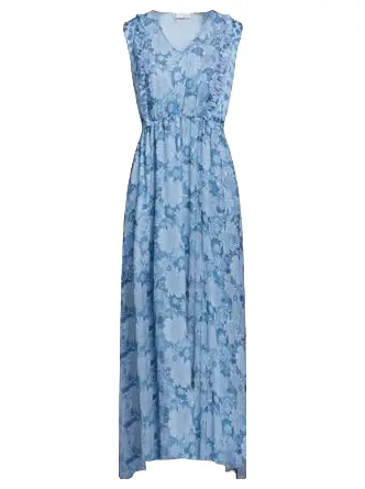 LIU •JO Floral-print Maxi Dress - Blue