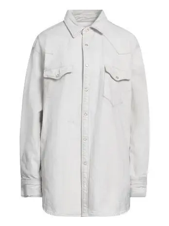 MAISON MARGIELA Denim Cotton Overshirt - Grey