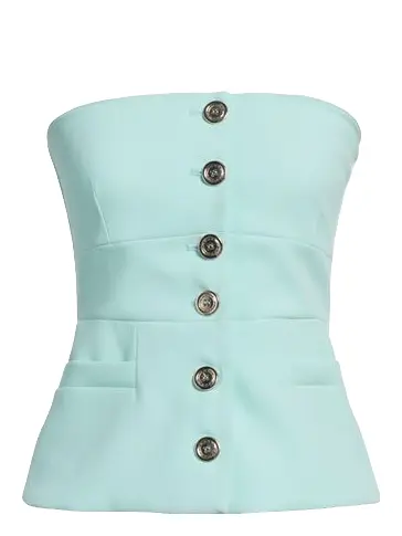 Pinko Top Light Polyester, Elastane - Green