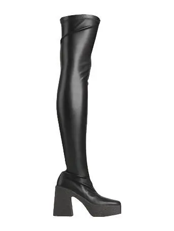 Stella McCartney Over-the-knee Chunky Boots - Black