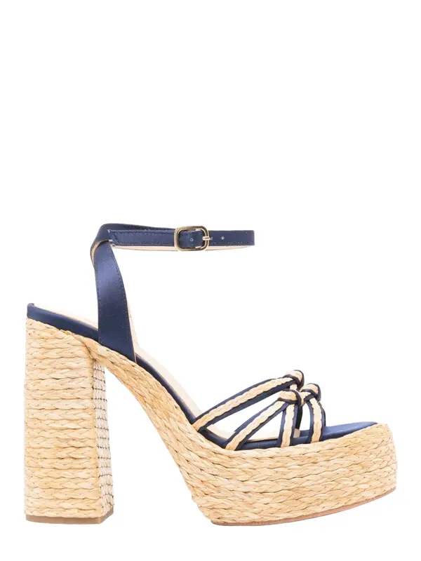 PALOMA BARCELO Melha 128mm Sandals - Blue