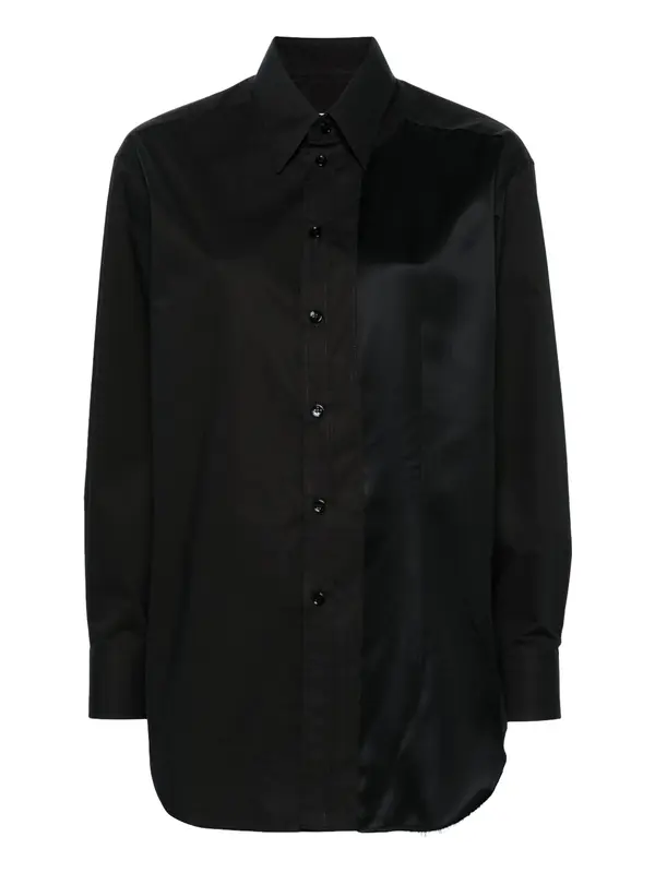 MAISON MARGIELA Panelled Shirt - Black