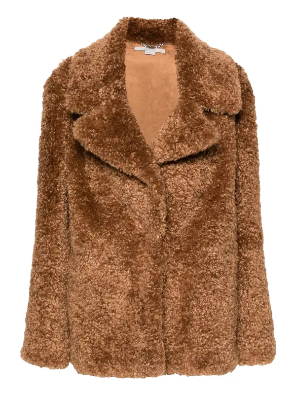 Stella McCartney Faux-shearling Jacket - Brown